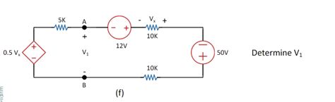 Solved Determine V1 Chegg Com