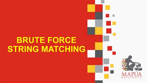 Brute Force String Matching Warning TT Undefined Function 32 BRUTE