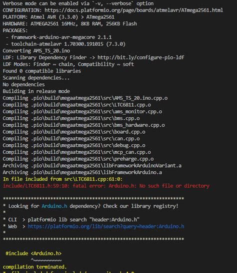 Building Project With Megacore No Longer Works · Issue 251 · Platformioplatform Atmelavr · Github