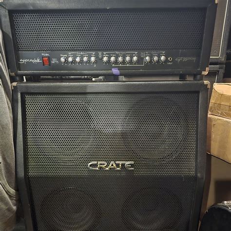 Crate Shockwave Half Stack Black Reverb