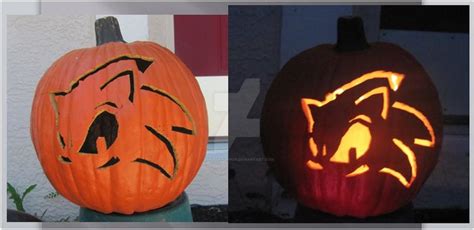 Sonic The Hedgehog Jack O Lantern By Sonicdragon26 On Deviantart