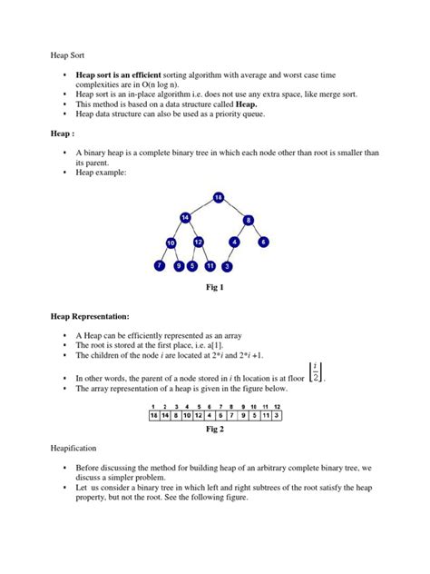 an in depth explanation of heap sort heap data structures and their applications to priority