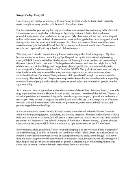 13 College Essay Examples To Download