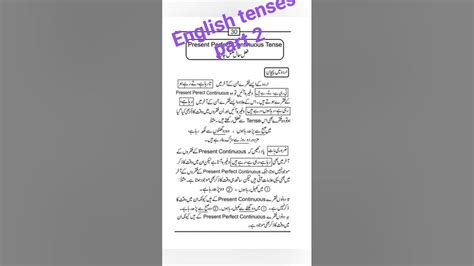 english tenses part 2 in urdu cssexam vocabulary nts englishgrammar youtube