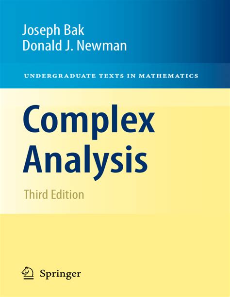 2010 Book Complex Analysis