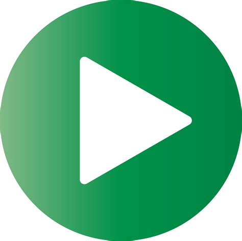 Gradient Play Ui Icon Button 13640972 Png