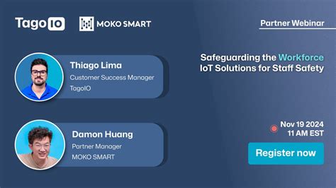 Tagoio On Linkedin Iot Employeesafety Techforgood Webinar