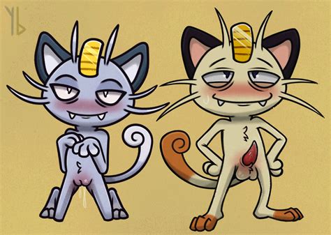 Rule 34 Alolan Form Alolan Meowth Animal Genitalia Animal Penis