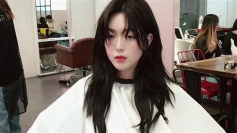 숏컷에서 긴머리로 붙임머리 한뒤 허쉬컷 으로 컷트했어요 By 그로잉살롱 별쌤 네이버 Tv