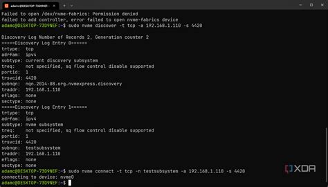 I Used Nvme Over Tcp To Transfer Files And Its Really Fast Though Most People Probably Don