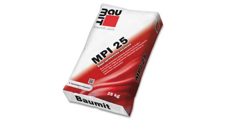 Мазилка машинна варо циментова 25кг Mpi 25 48бр палет Baumit ⋆ Masterhaus