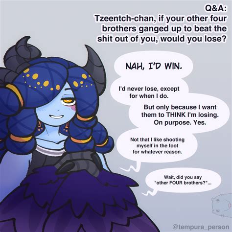 Tzeentch And Stupid Rat Warhammer 40k And 2 More Drawn By Tempura