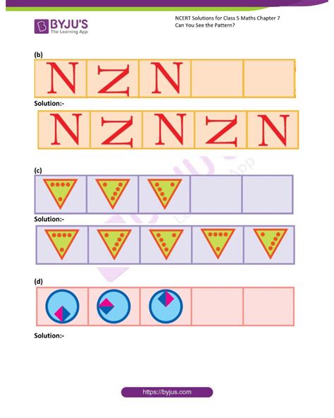 Ncert Solutions For Class 5 Maths Chapter 7 Can You See The Pattern 1