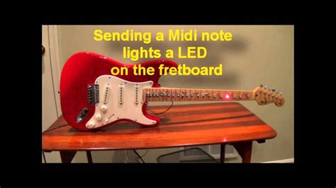 Guitar With Midi Led Driven By Ardino Uno Showcase Arduino Forum
