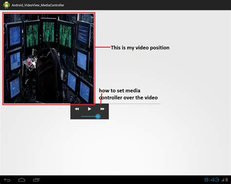 Android How To Set Media Controller Over The Video Stack Overflow
