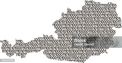 오스트리아 지도 검은 애 들과 0 이진 디지털 코드에서 추상 회로도 벡터 일러스트입니다 가상현실에 대한 스톡 벡터 아트 및 기타 이미지 가상현실 개념 개념과 주제