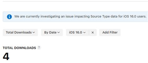 Flutter We Are Currently Investigating An Issue Impacting Source Type Data For Ios 160 Users