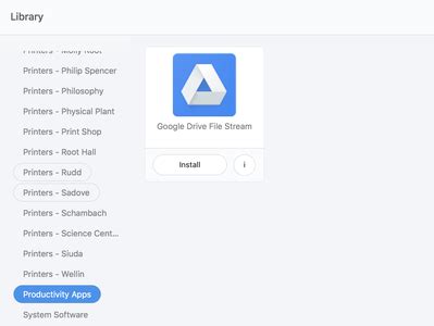 Resource Center Google Drive File Stream Hamilton College
