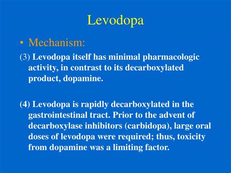 Ppt Drugs Of Anti Parkinsons Disease Powerpoint Presentation Free