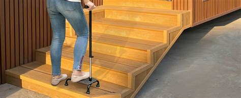 Stair Climbing Assist Cane Half Steps For Seniors Elderly
