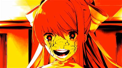 Monika Jumpscare For 1 Minute Youtube Literature Club Scary