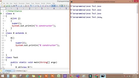 Constructor Calling Statement Super In Inheritance Youtube