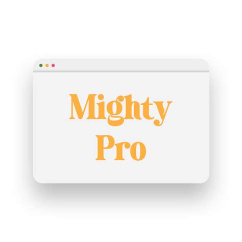 Mighty Pro Mighty Fresh Project