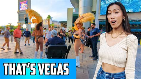 Vegas Strip Walking Tour Showgirls Are Back In Season Youtube