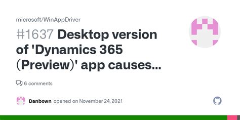 desktop version of dynamics 365 preview app causes stackoverflowexception due to duplicate