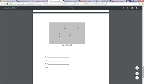 Solved Simulate Circuit 1 From Figure 6 Note That The Right