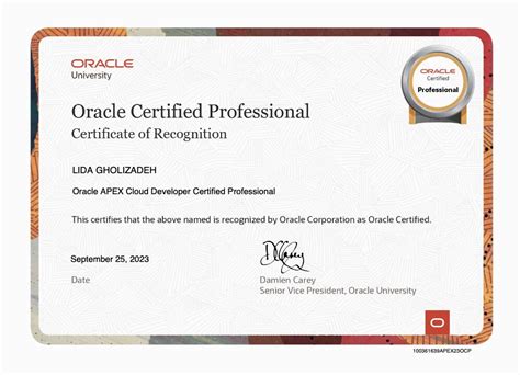 Oracle Oraclecertified Oraclecloud Oracleapex Oracleuniversity Certification