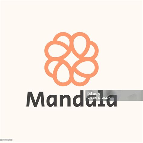 요가 스튜디오의 로고 만다라 벡터 일러스트 레이 션 기호와 꽃 연꽃 요가 문신을위한 Namaste 디자인 로고에 대한 스톡 벡터 아트 및 기타 이미지 Istock