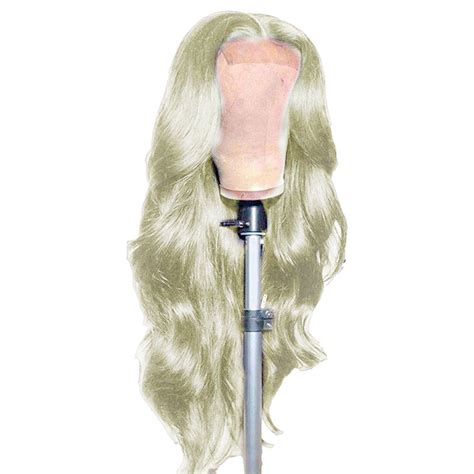 Nghnuifg Wig Medium Length Curl 24 Inch Large Wavelength Wig Glue Heat Fiber Wig Synthetic High