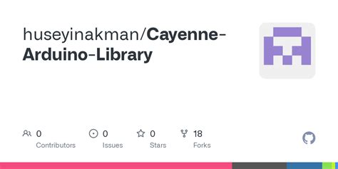 Github Huseyinakmancayenne Arduino Library