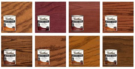 Varathane Stain And Poly Color Chart
