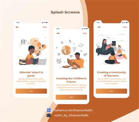 Splash Screens Ui On Behance