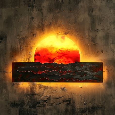 Sunset Glow Illuminating Your Space With Stunning Wall Lamps