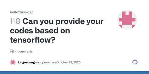 Can You Provide Your Codes Based On Tensorflow · Issue 8 · Hellozhuodgc · Github