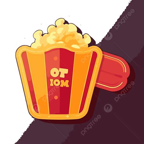 만화에 대 한 귀여운 복고풍 팝콘 아이콘 벡터 아이콘 티켓 상표 만화 Png 일러스트 및 벡터 에 대한 무료 다운로드 Pngtree