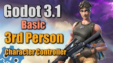 Godot 31 Basic 3rd Person Character Controller Tutorial In 6 Minutes