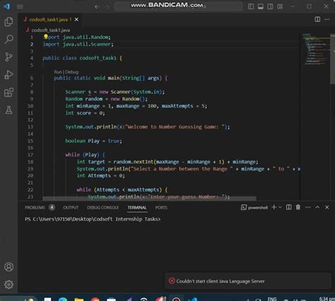 Adnan Sajid On Linkedin Codsoftinternship Javaprogramming