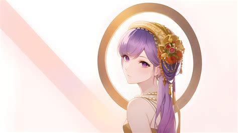 Ai高清手绘彩绘美女46美女静态壁纸 静态壁纸下载 元气壁纸