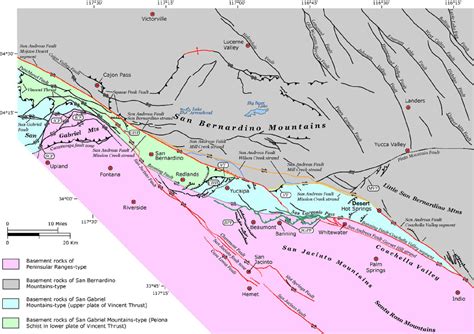 San Jacinto Fault Map
