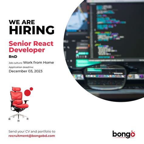 Bongo On Linkedin Reactdeveloper Reactjs Techinnovation Hiringnow