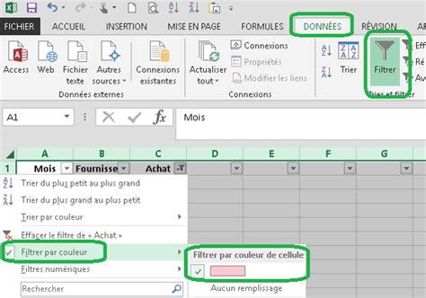 Excel recherche des doublons DCG Diplôme Comptabilité et Gestion UE Système d