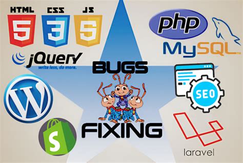 Fix Wordpress Php Errors Laravel Mysql Html Css Js Bugs By
