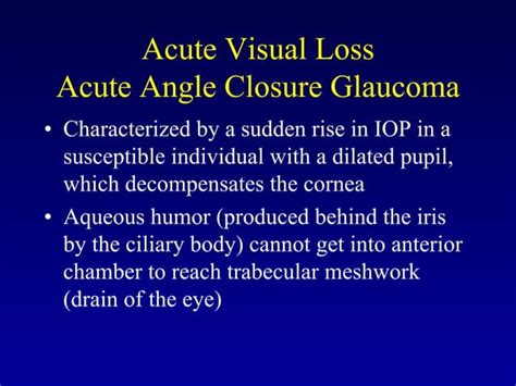 Acute Visual Loss Pdf