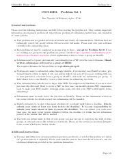 Ps Handout Pdf CSC H Winter Problem Set CSC H Problem Set Due Tuesday