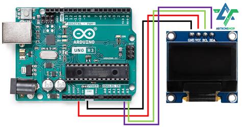 สอนใช้งาน จอ Oled 096 นิ้ว สีขาว 128x64 I2c Artronshop บอร์ดอิเล็กทรอนิกส์ Arduino Esp32