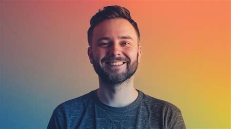 Headshot Of A Smiling Ethical Hacker Premium Ai Generated Image